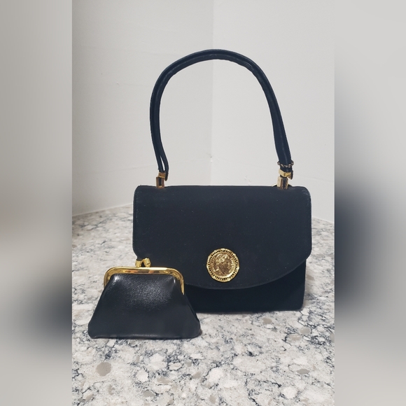 Koret | Bags | Koret Vintage Top Handle Purse With Chain Kiss Lock ...